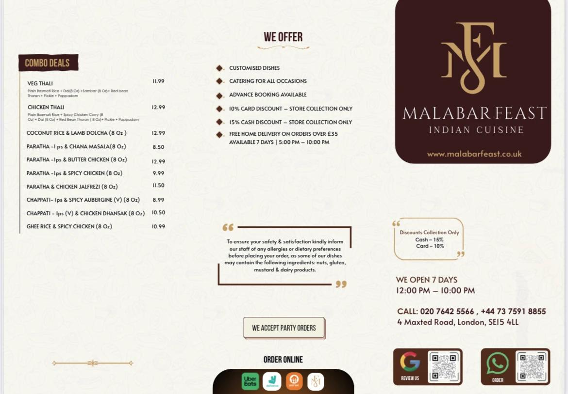 Malabar Feast - Restaurant